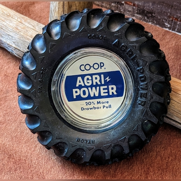 Accents | 195s Rare Find Coop Agri Power Black Nylon Rubber Tractor ...